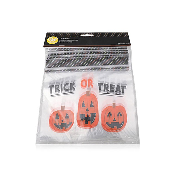 Wilton Trick Or Treat resealable fall treat bags 20s - Waitrose UAE ...