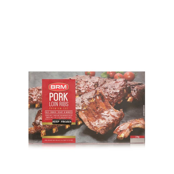 BRM cooked pork loin ribs 1kg - Waitrose UAE & Partners
