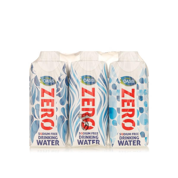 Oasis drinking water zero boxed 6 x 330ml - Waitrose UAE & Partners