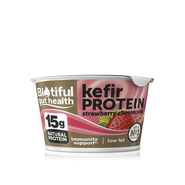 Biotiful gut health kefir protein strawberry cheesecake 150g - Waitrose ...