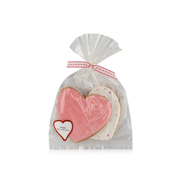 The Lime Tree Cafe valentine's day vanilla heart cookies 2s - Waitrose ...