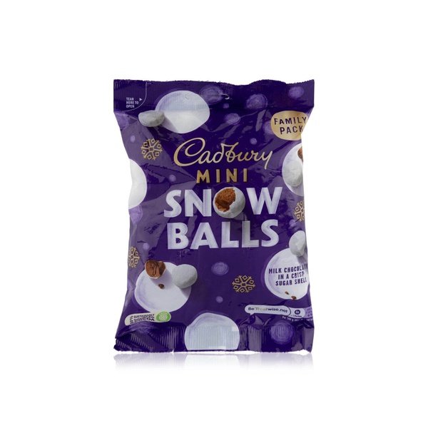 Cadbury mini snowballs family bag 296g - Waitrose UAE & Partners