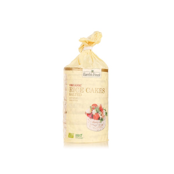 Earth's Finest organic rice cakes salted 100g - Waitrose UAE & Partners
