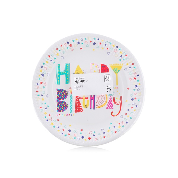 Waitrose Home happy birthday plate - Waitrose UAE & Partners
