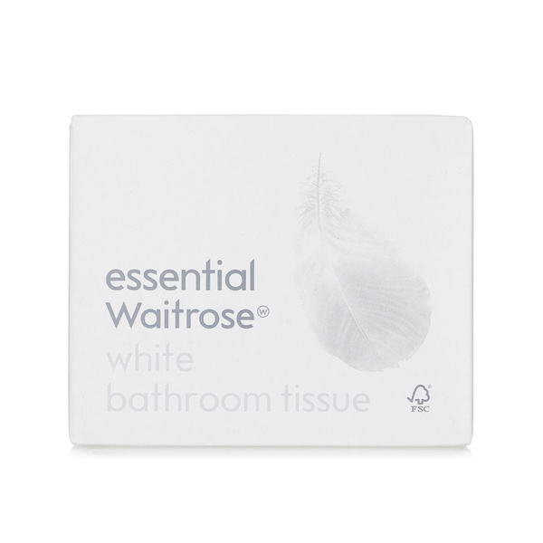 Essential Waitrose white bathroom tissues 65s - Waitrose UAE & Partners
