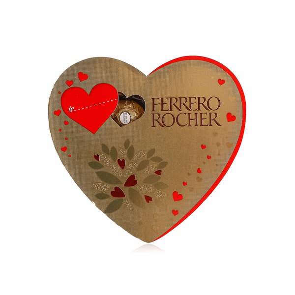 Ferrero Rocher Valentine heart box chocolates 125g - Waitrose UAE ...