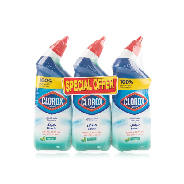 Clorox toilet bowl cleaner fresh 3pcs @ sp - Waitrose UAE & Partners