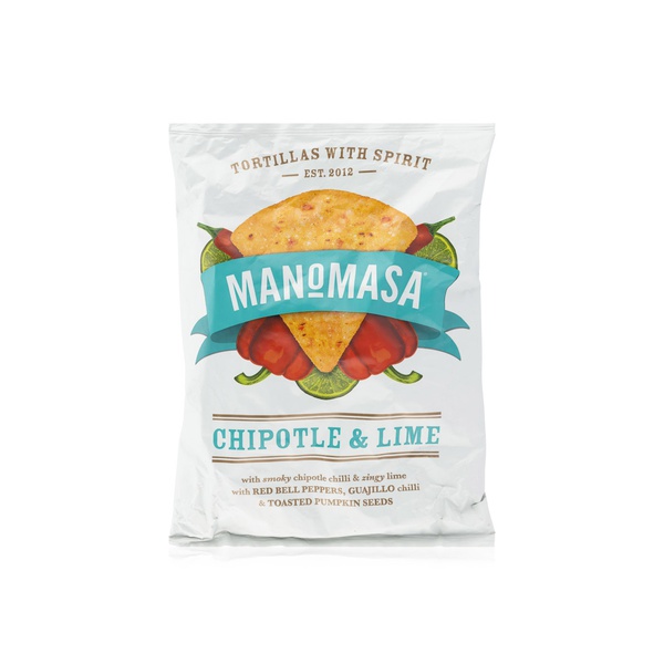 Manomasa chipotle lime tortilla chips 140g - Waitrose UAE & Partners