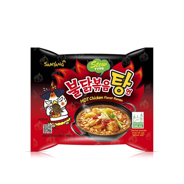Samyang Buldak Hot Chicken Flavour Ramen Stew 145g - Waitrose UAE ...