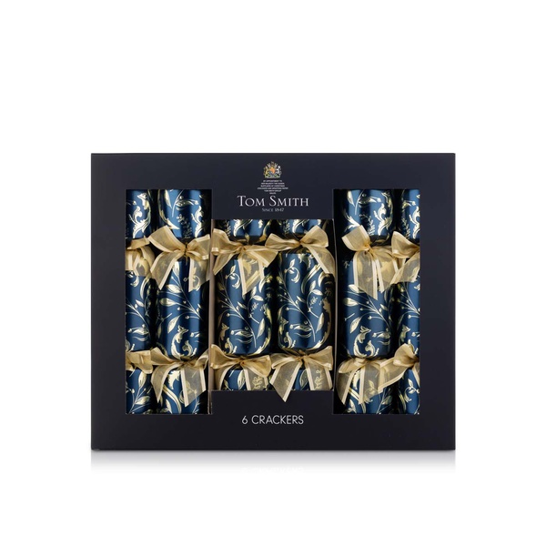 Tom Smith traditional signature gold Christmas crackers 6 pack ...