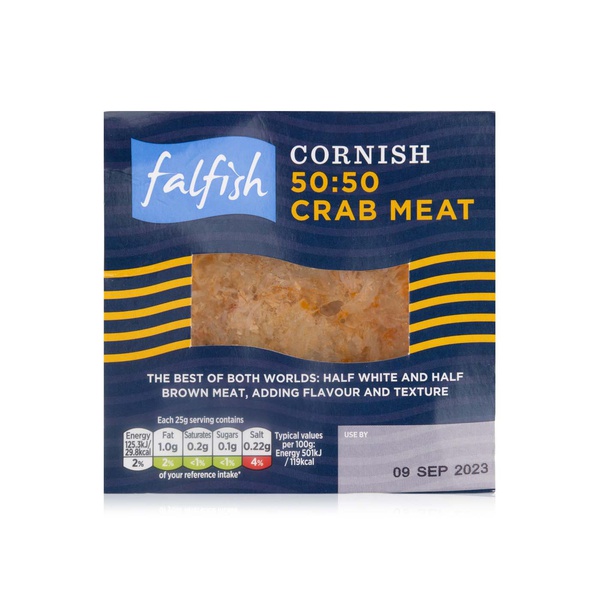 Falfish 50% white 50% brown crab meat 100g - Waitrose UAE & Partners