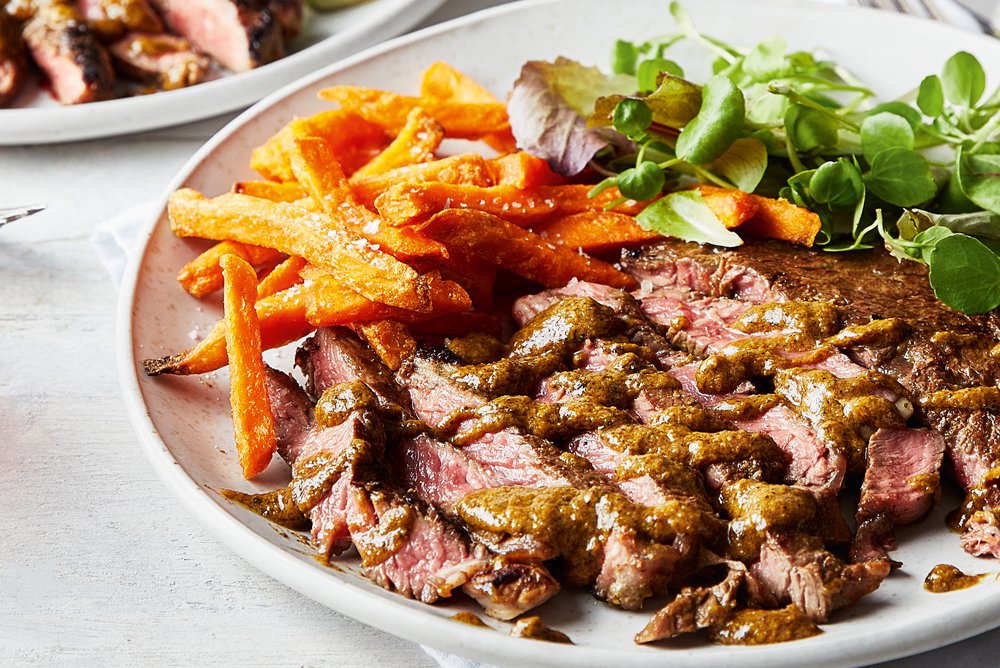 Coriander & charred lime steak recipe - Waitrose UAE & Partners