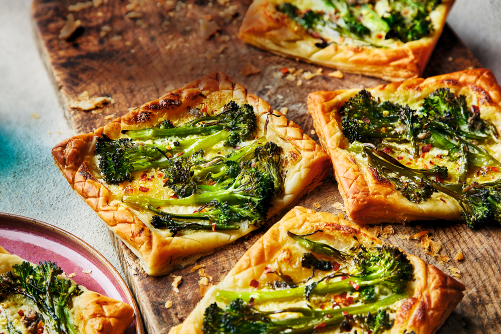 Broccoli, anchovy & chilli tartlets recipe - Waitrose UAE & Partners