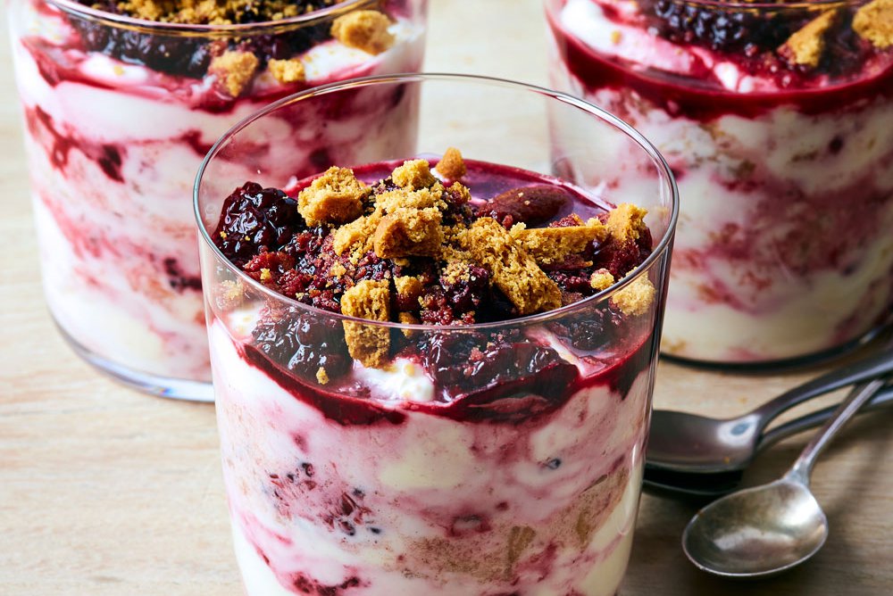Blackberry & apple ripple fool recipe - Waitrose UAE & Partners