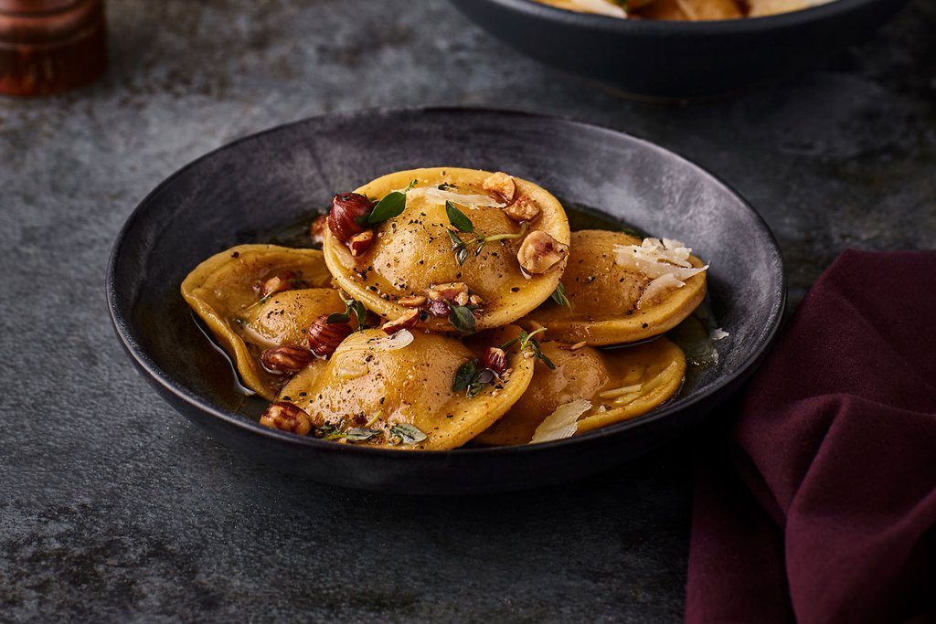 Butternut squash and thyme ravioli recipe - Waitrose UAE & Partners