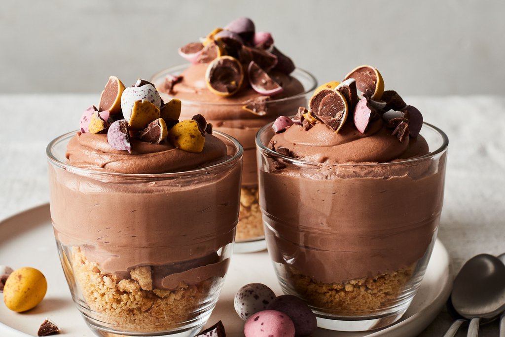Quick chocolate cheesecake pots recipe - Waitrose UAE & Partners