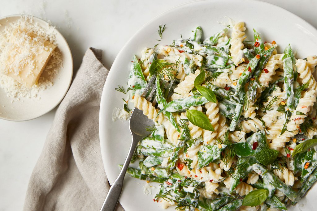 Lemony ricotta veg-drawer pasta recipe - Waitrose UAE & Partners