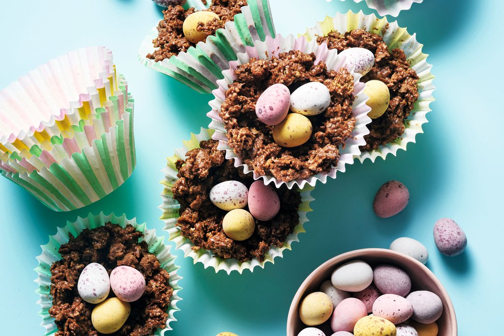 Super easy chocolate Easter nests recipe - Waitrose UAE & Partners
