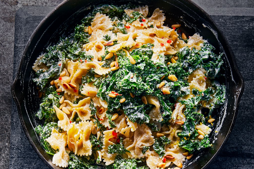 Creamy kale pasta recipe - Waitrose UAE & Partners