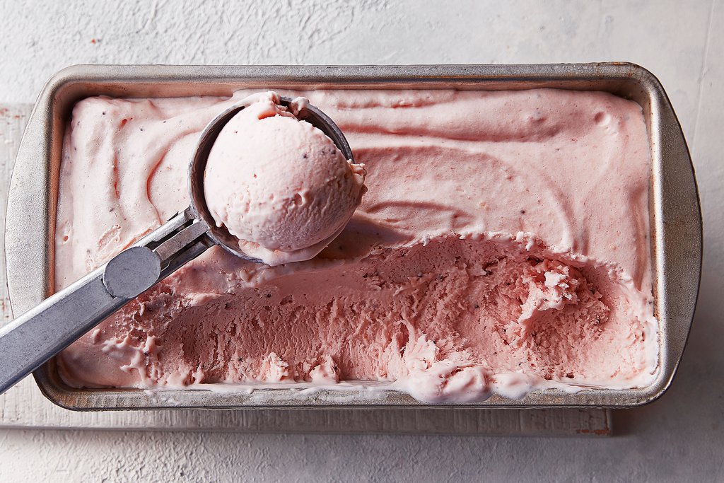 Cheat’s strawberry & clotted cream ice cream recipe - Waitrose UAE ...