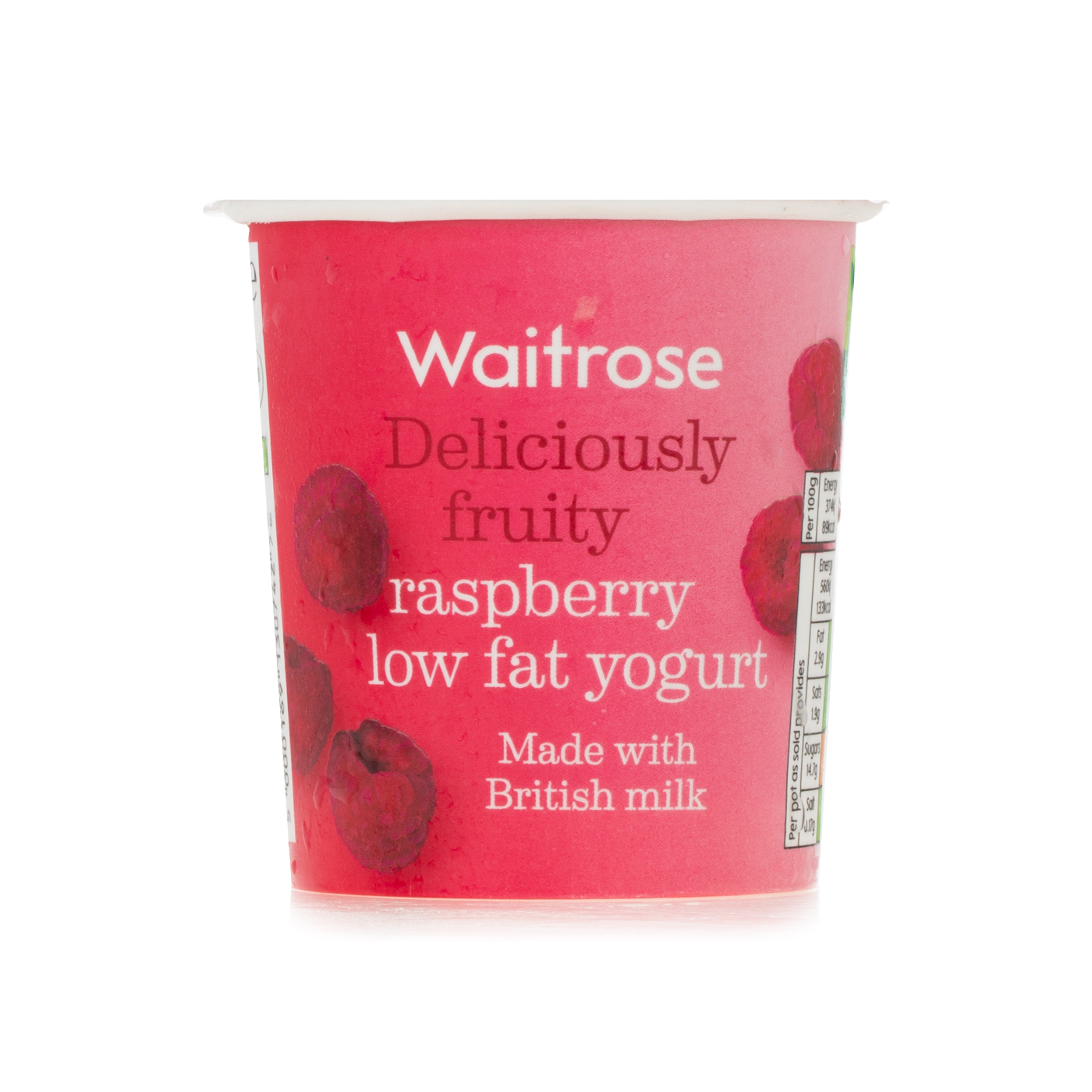 Waitrose deliciously fruity raspberry yogurt 150g - Waitrose UAE & Partners