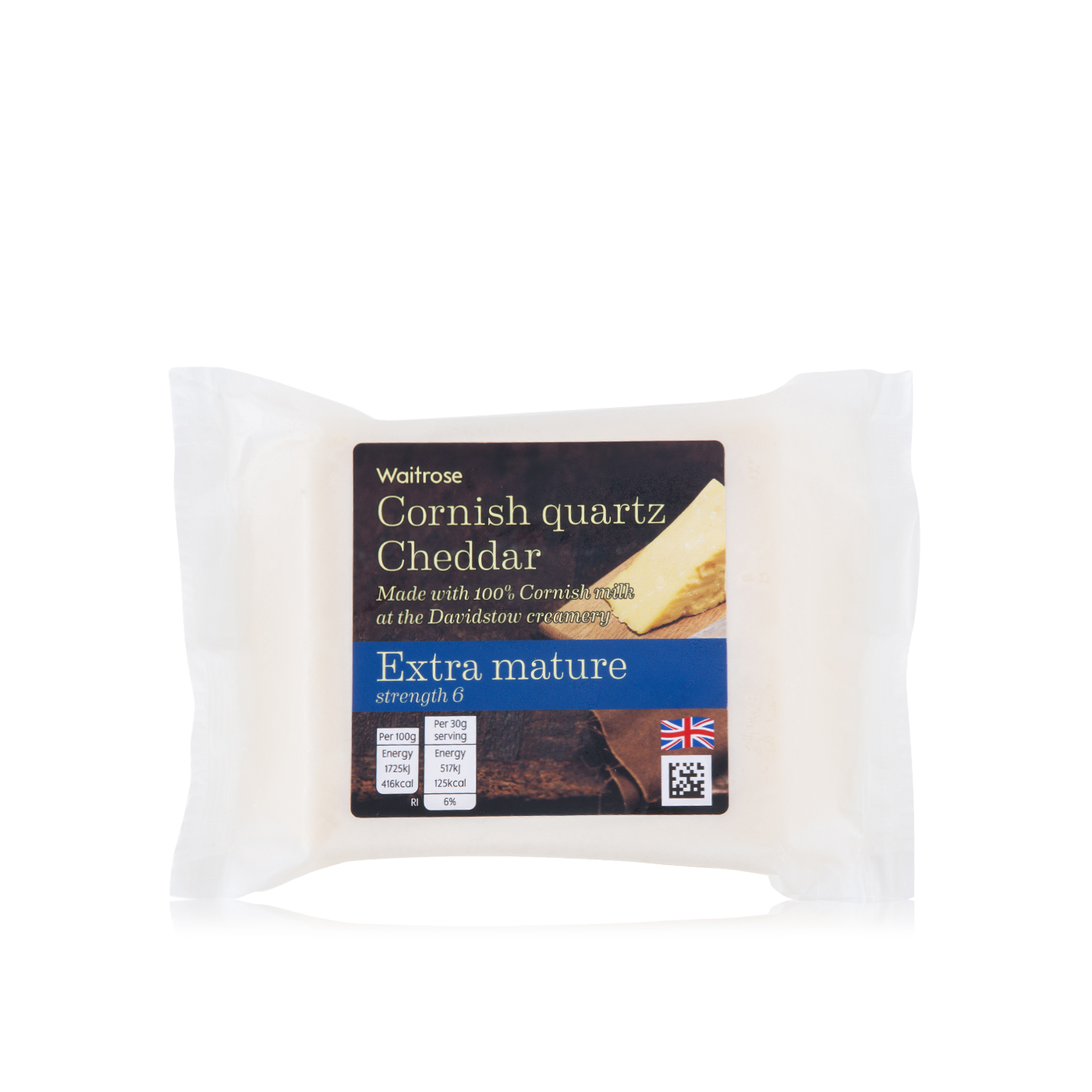 Waitrose Cornish quartz cheddar extra mature 300g - Waitrose UAE & Partners