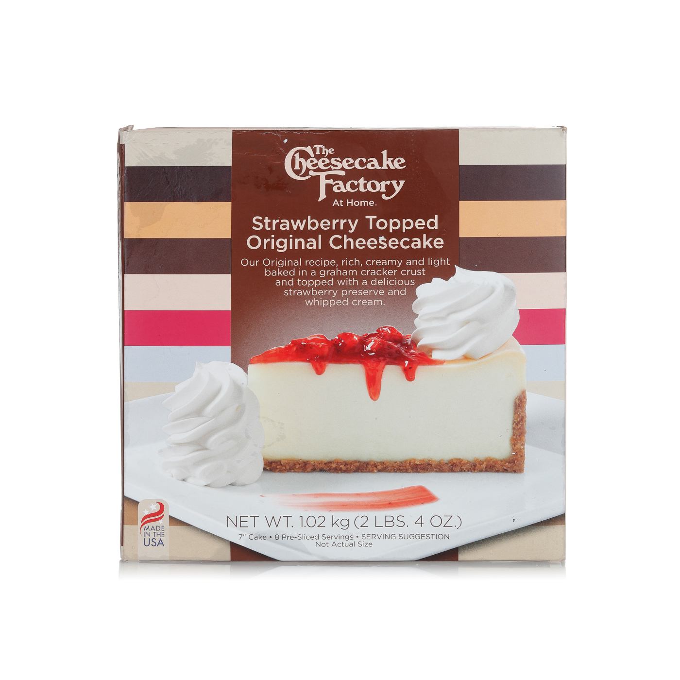 The Cheesecake Factory Strawberry Topped Original Cheesecake 1.02kg ...