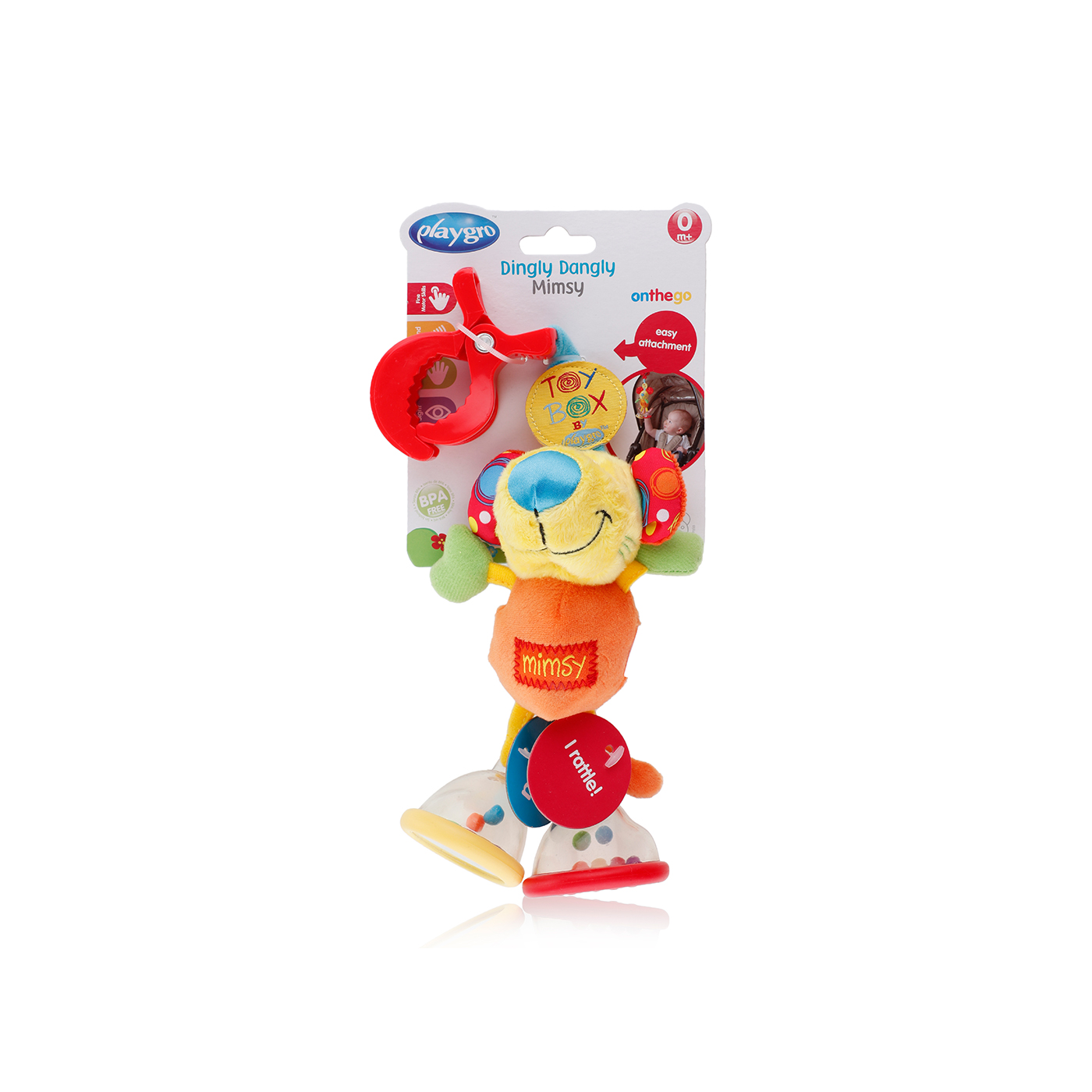 Playgro Toy Box Dingly Dangly Mimsy 0+ months - Waitrose UAE & Partners