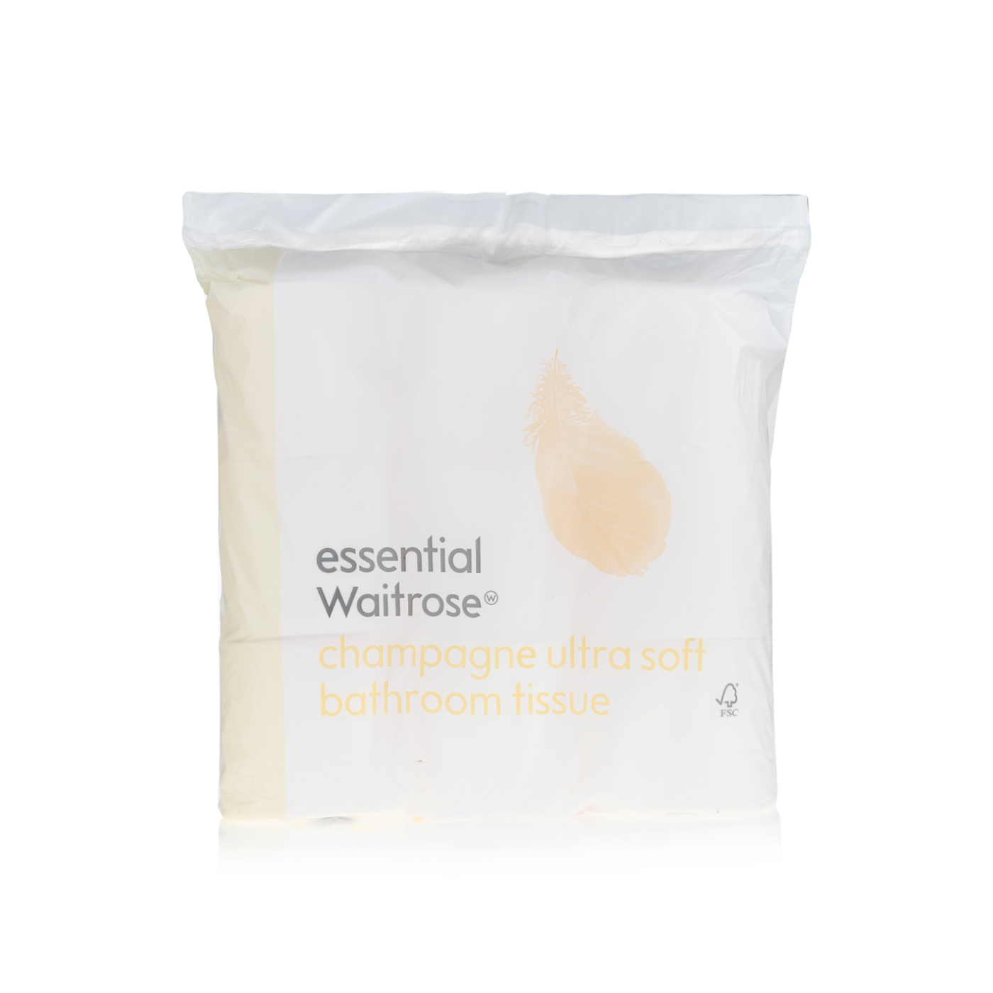 Essential Waitrose champagne ultra-soft bathroom tissue 2ply 9pk ...