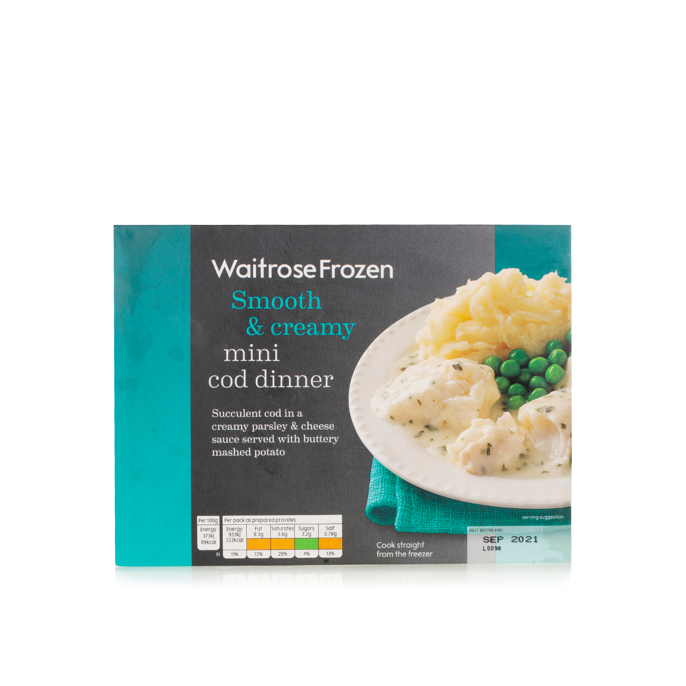 Waitrose frozen mini cod dinner 250g - Waitrose UAE & Partners