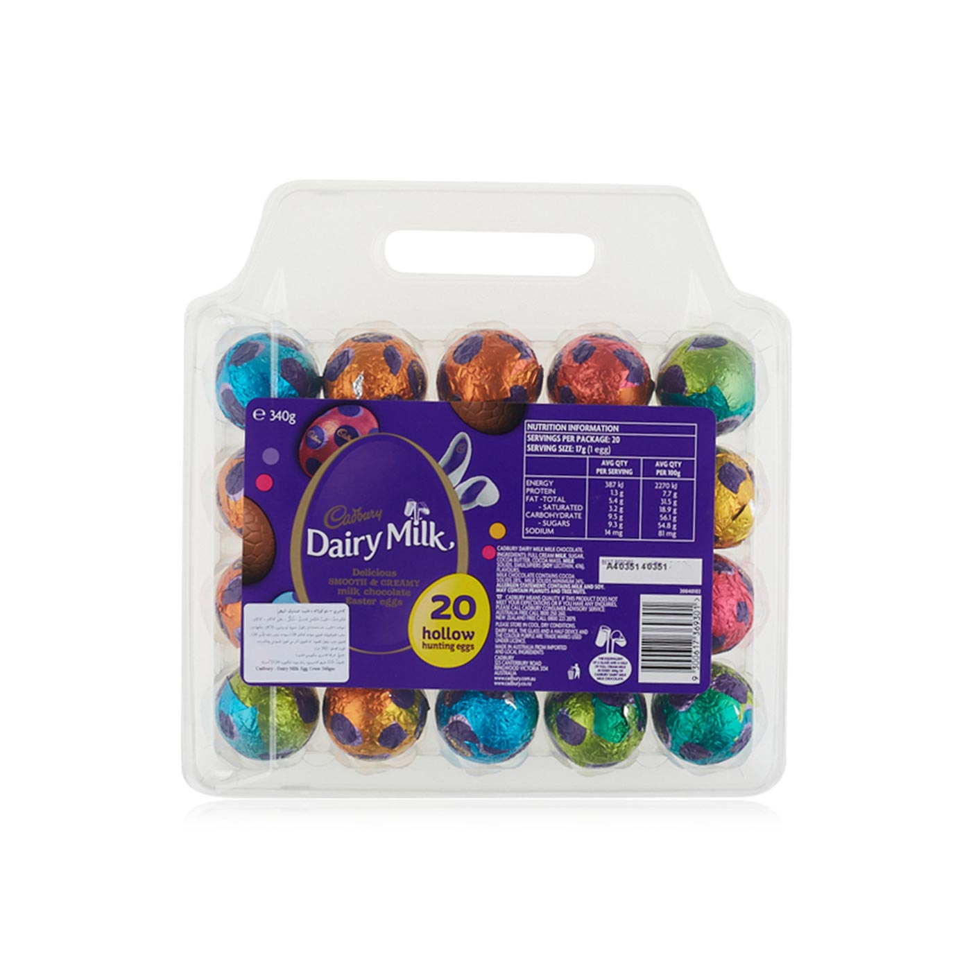 Cadbury Dairy Milk egg crate 340g - Waitrose UAE & Partners
