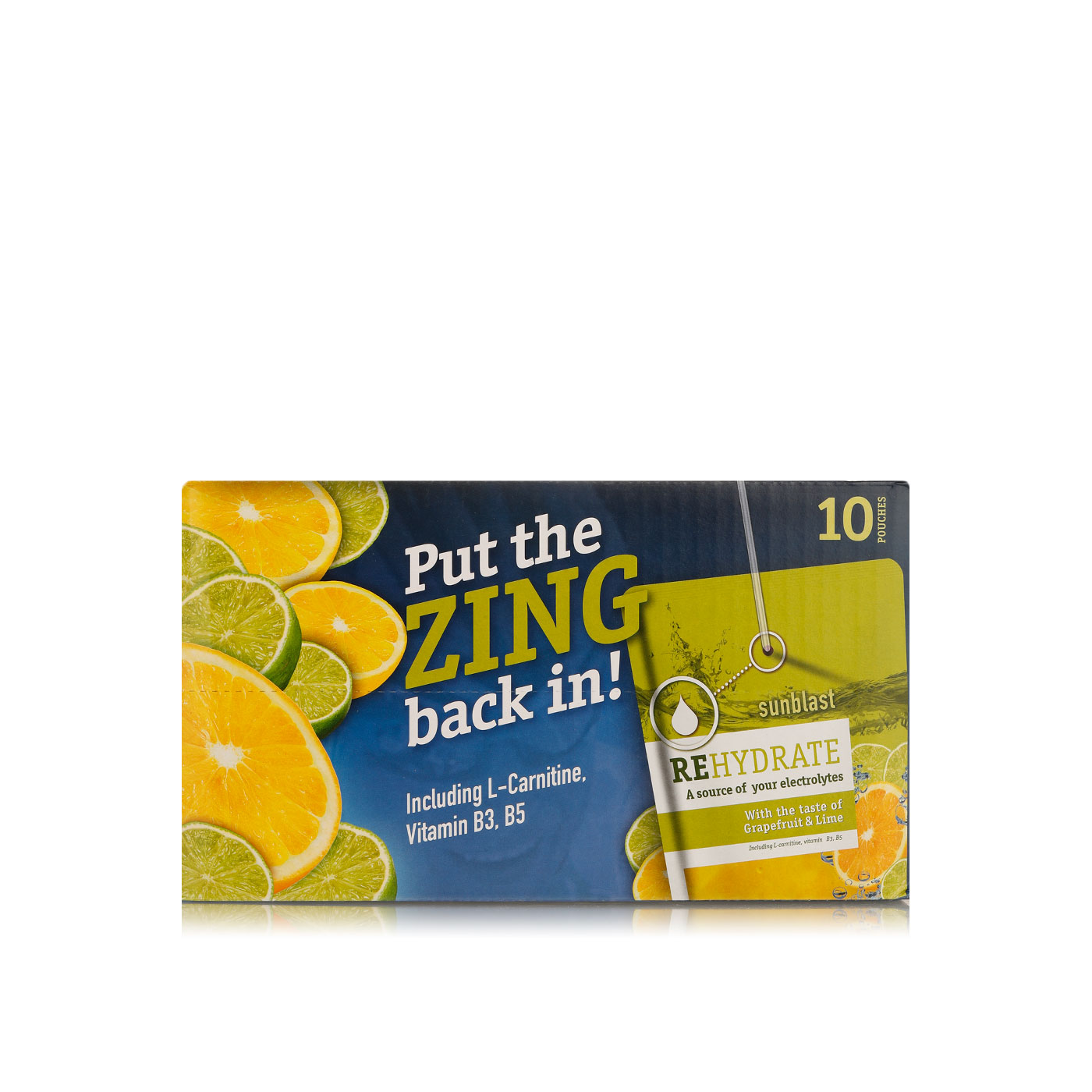 Sunblast rehydrate grapefruit and lime 10 x 200ml - Waitrose UAE & Partners