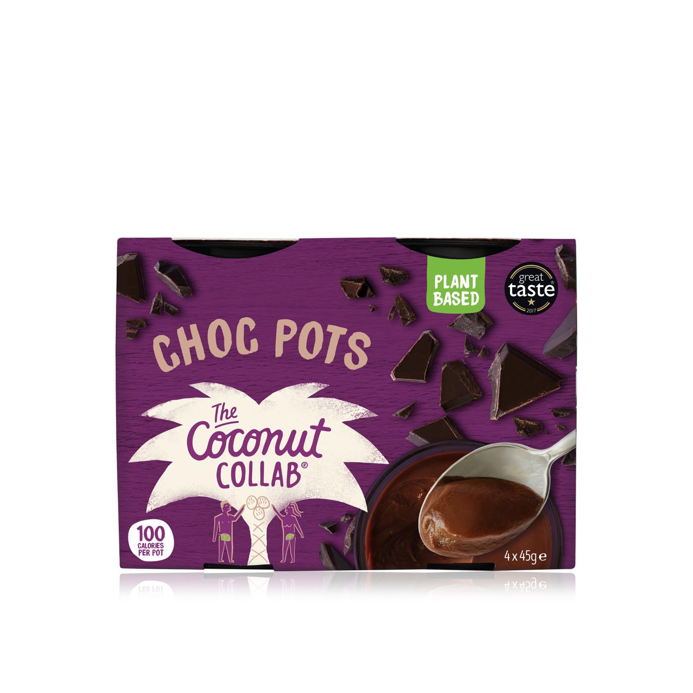 The Coconut Collab Choc Pots 4s 45g - Waitrose UAE & Partners
