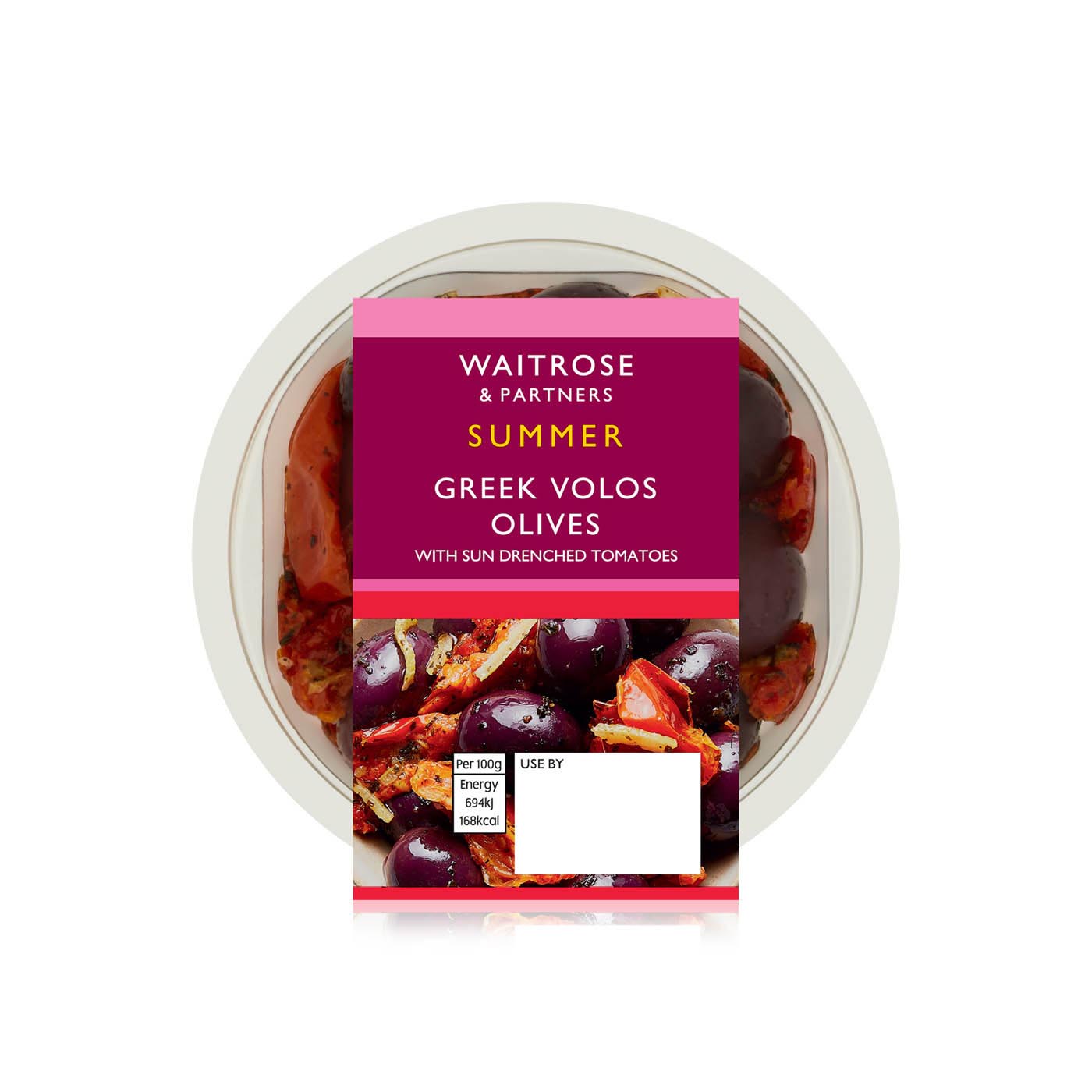 Waitrose Summer Greek Volos olives 180g - Waitrose UAE & Partners