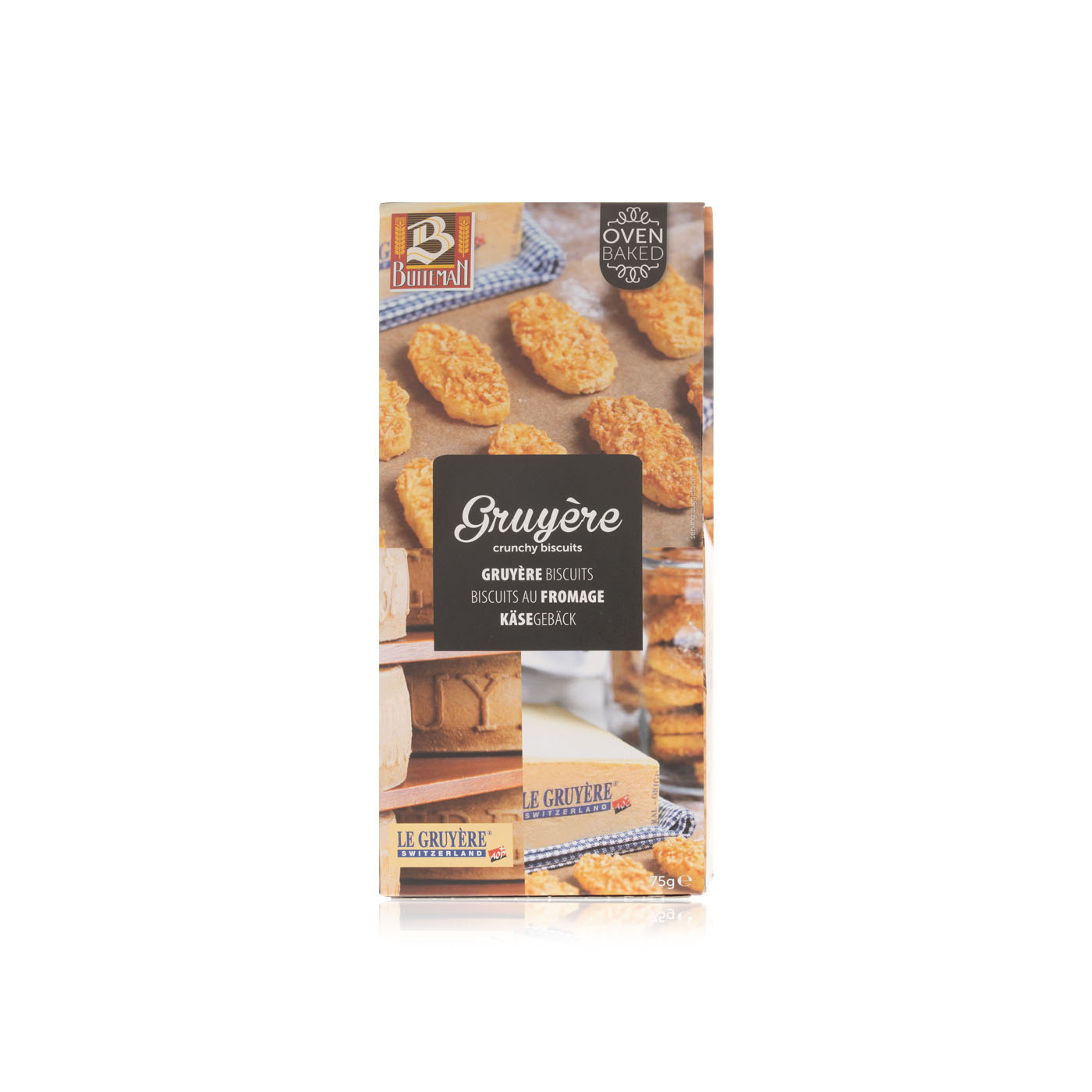 Buiteman Gruyere biscuit bites 75g - Waitrose UAE & Partners