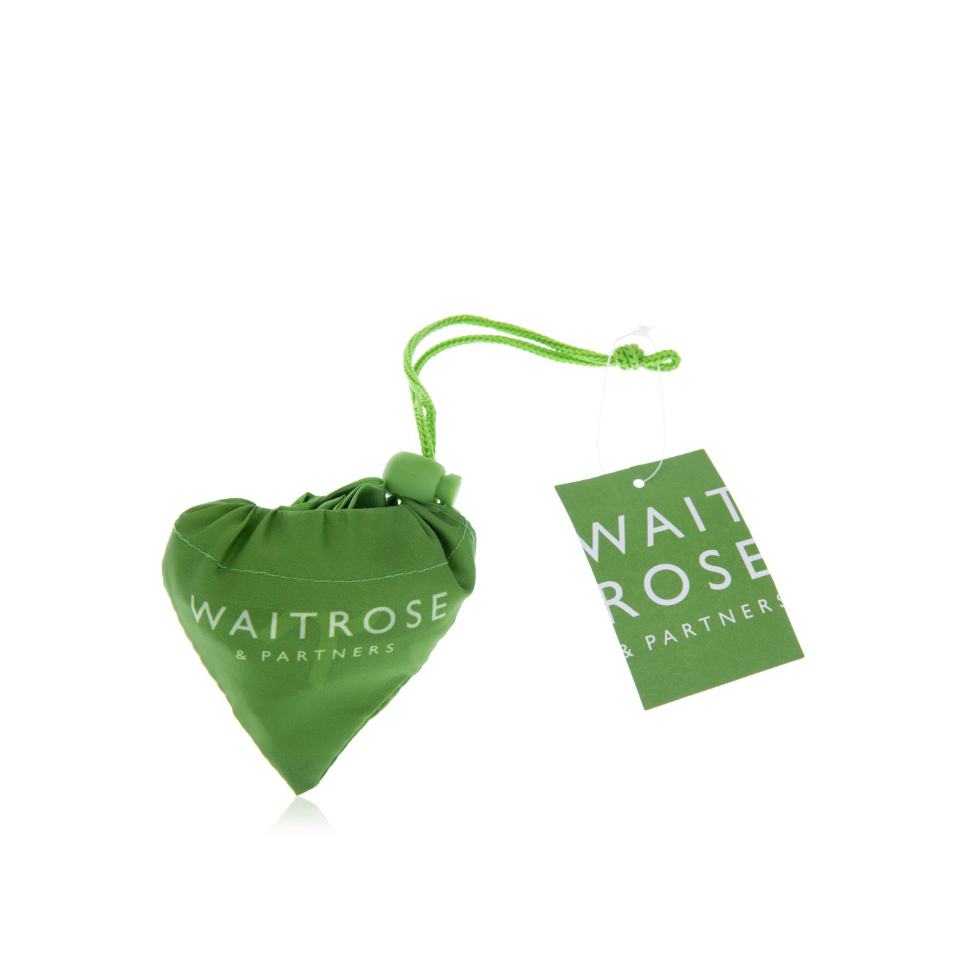 Waitrose Green Stripe rPET Pouch Bag - Waitrose UAE & Partners