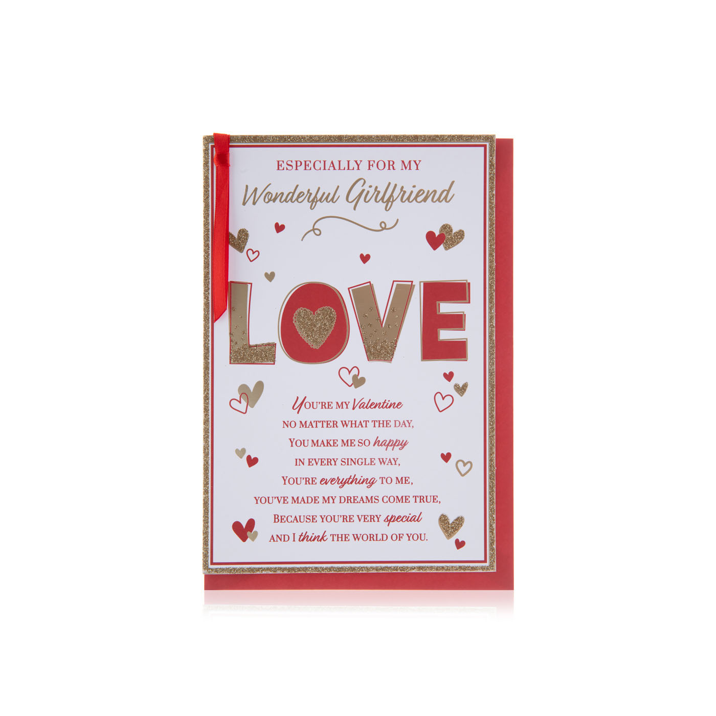 BGC especially for my wonderful girlfriend Valentine's Day card ...