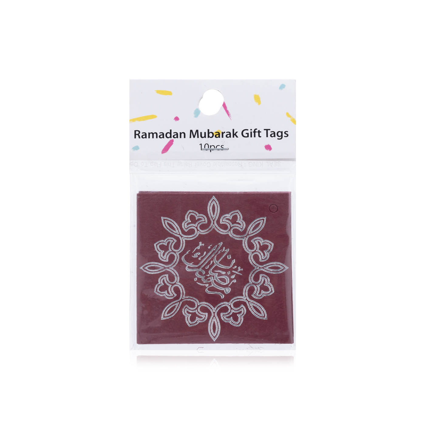 The Party Popper Diamond Shaped Ramadan Mubarak FoiLED Gift Tags 10 ...