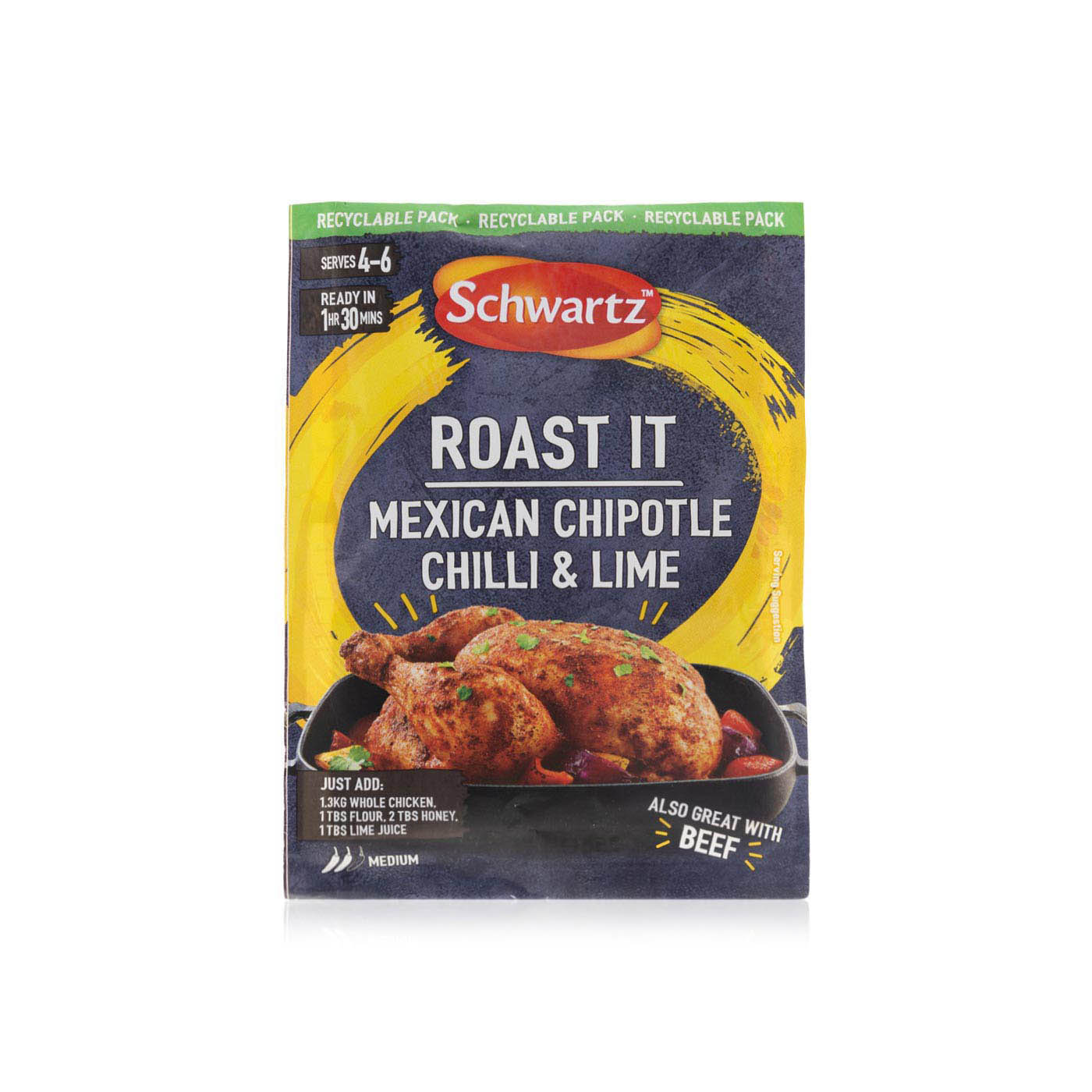 Schwartz chipotle chilli and lime mix 25g - Waitrose UAE & Partners