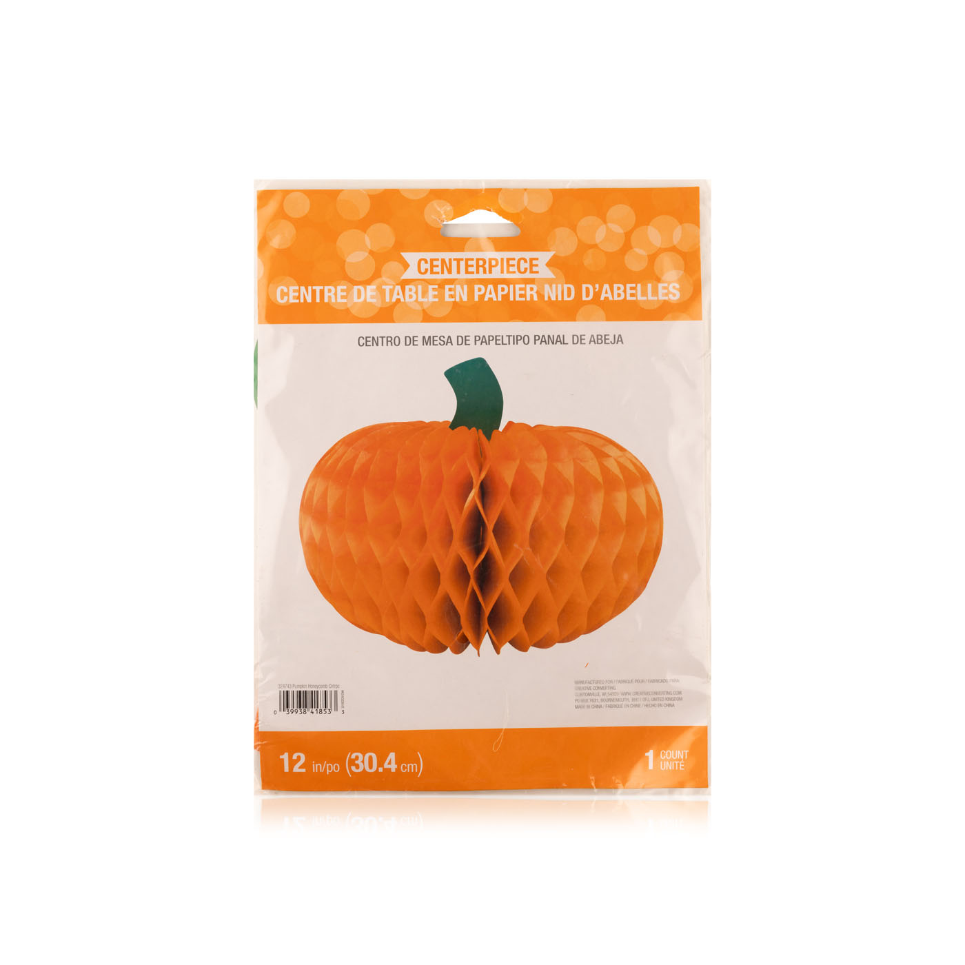 Creative Converting Halloween pumpkin table centrepiece 30.4cm ...