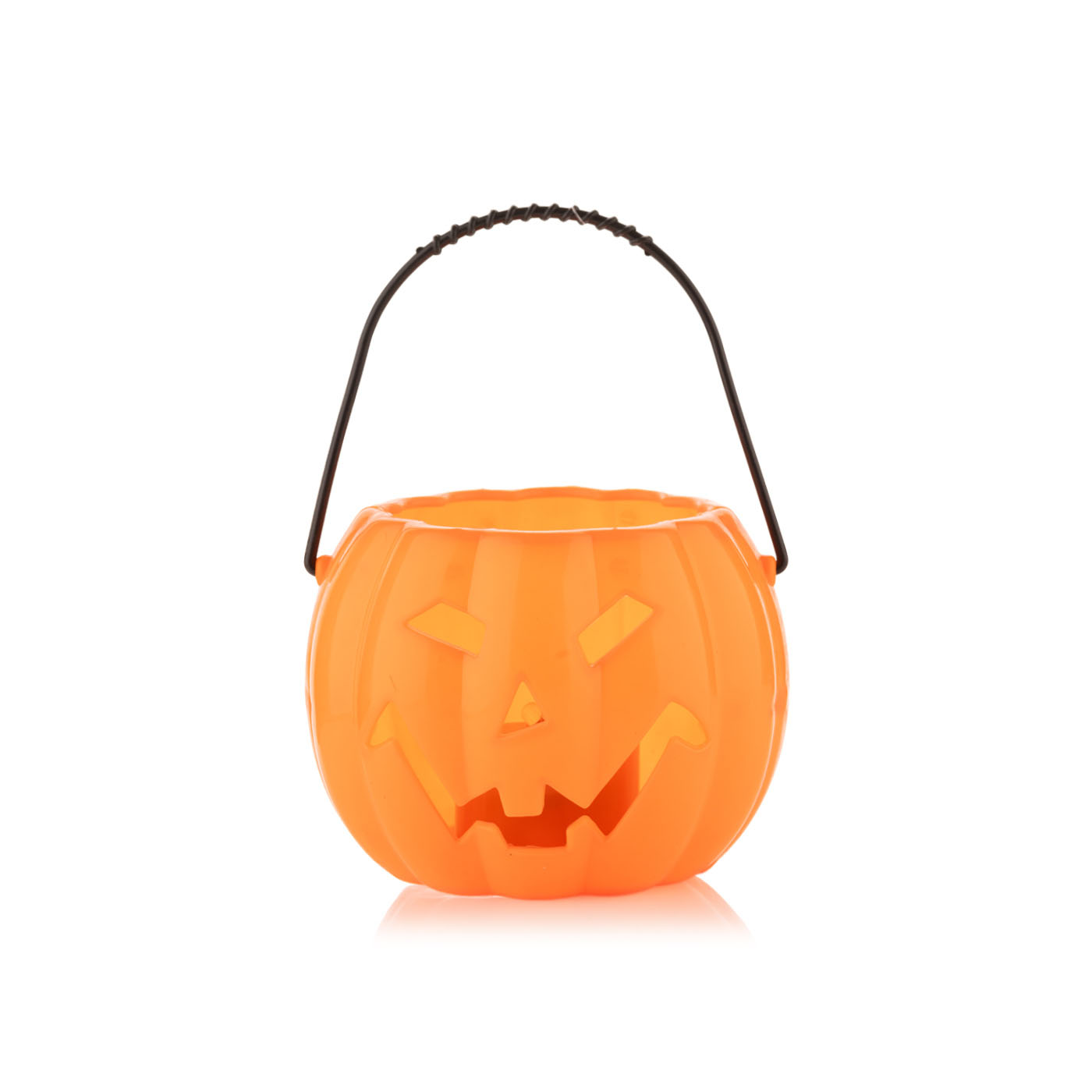 Party Magic Halloween jack o lantern basket with light and sound ...