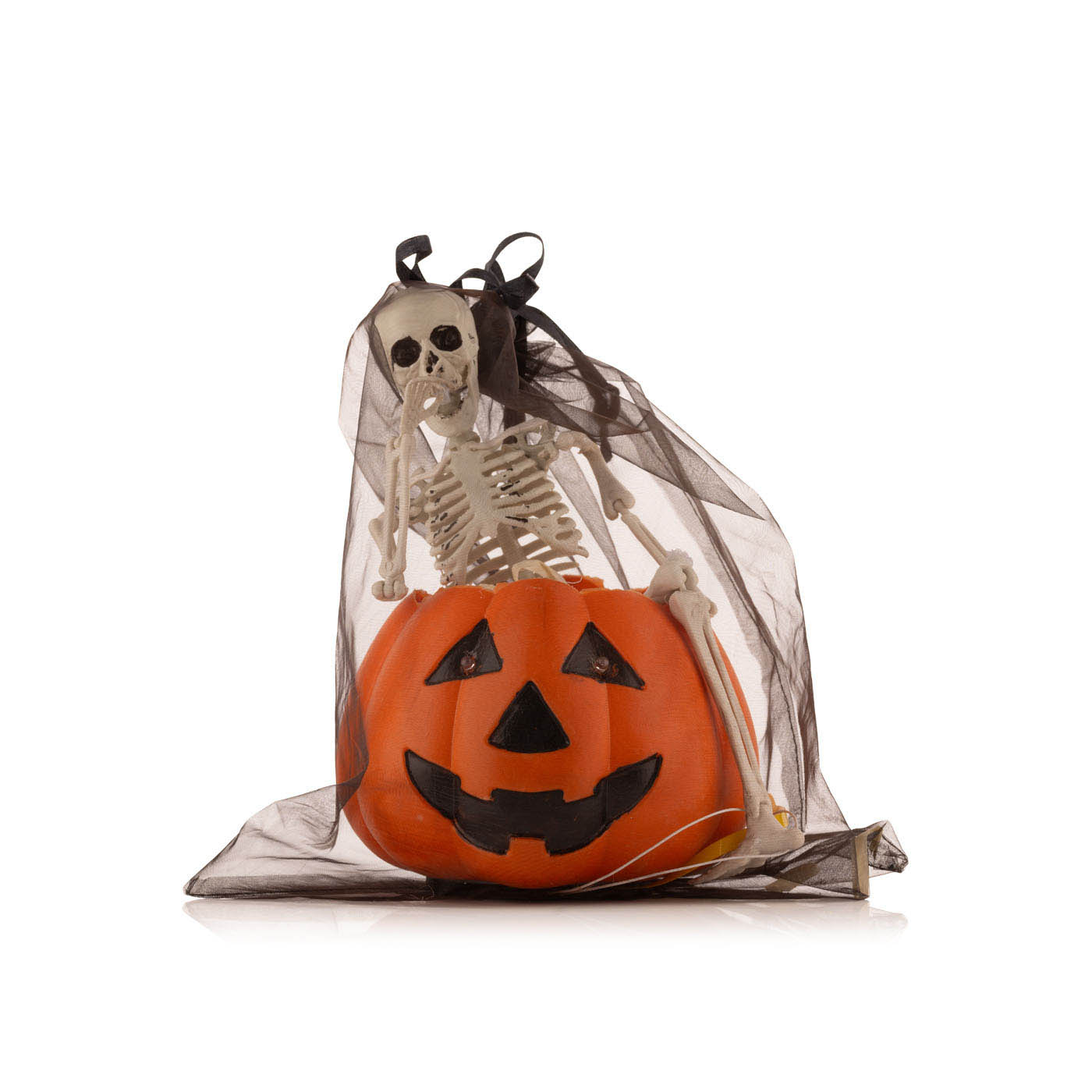 Party Magic Halloween skeleton and pumpkin decoration - Waitrose UAE ...