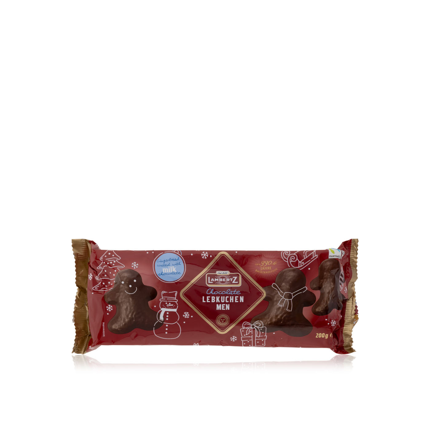 Lambertz milk chocolate gingerbread men 200g - Waitrose UAE & Partners