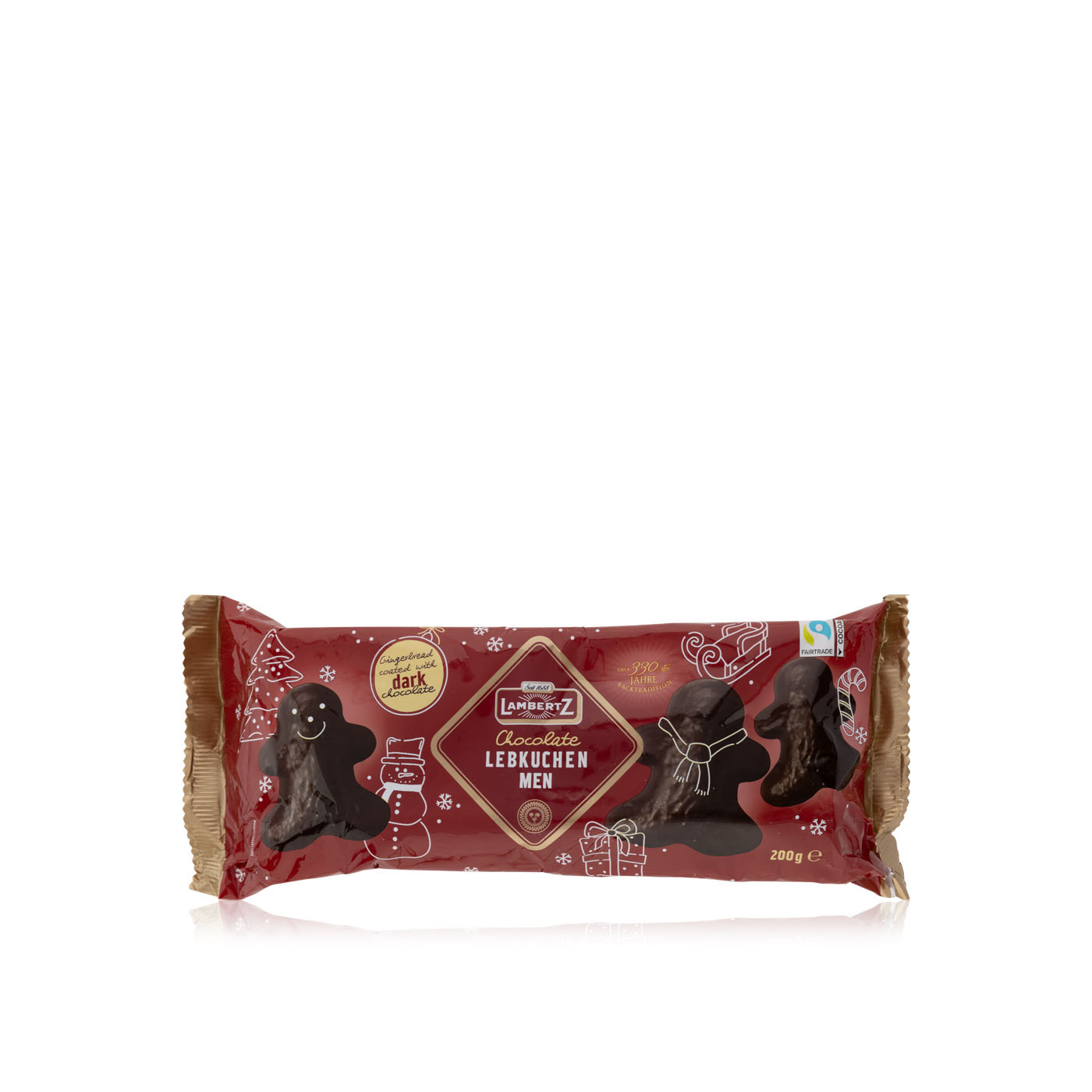 Lambertz dark chocolate gingerbread men 200g - Waitrose UAE & Partners