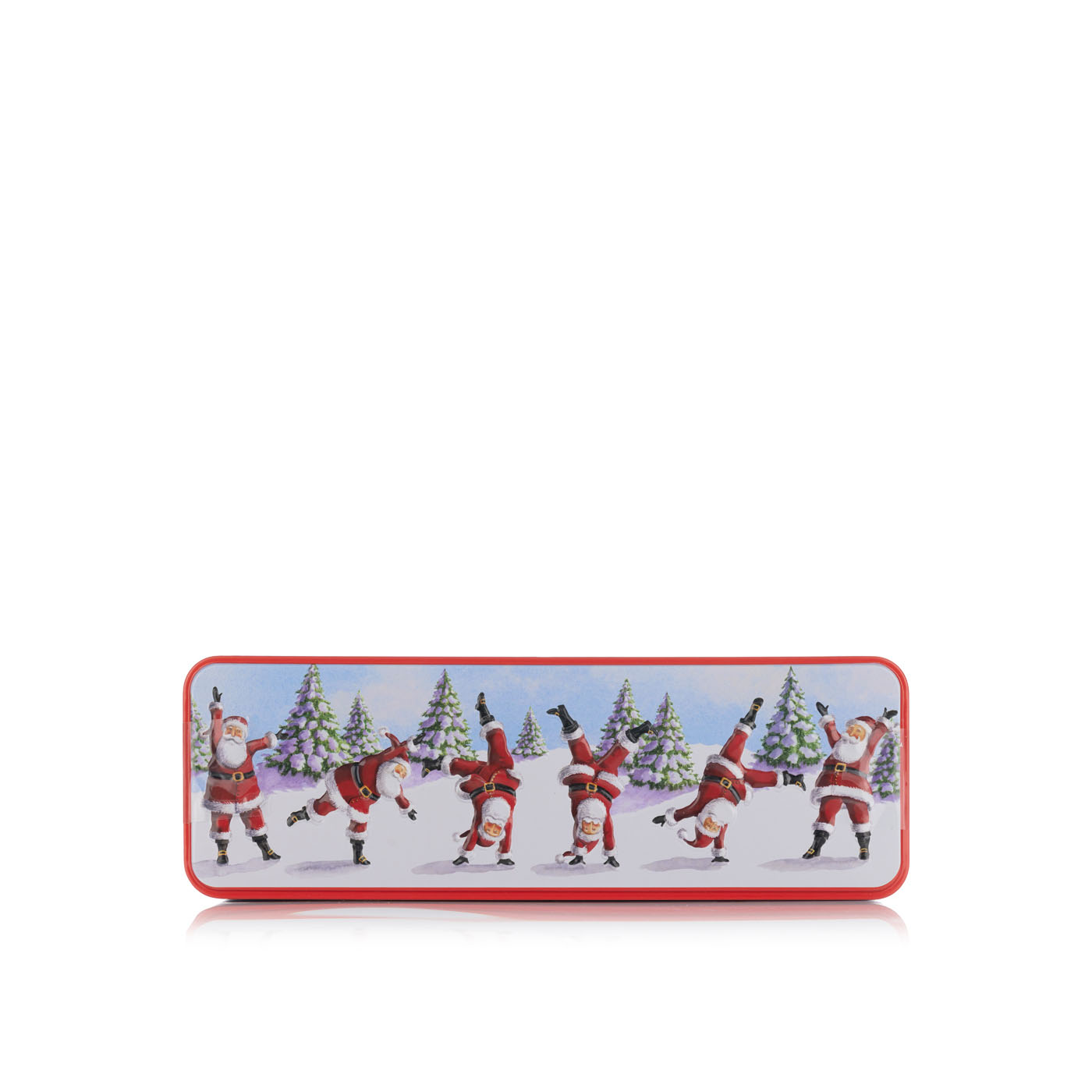 Grandma Wild's embossed dancing Santa biscuit tin 150g - Waitrose UAE ...