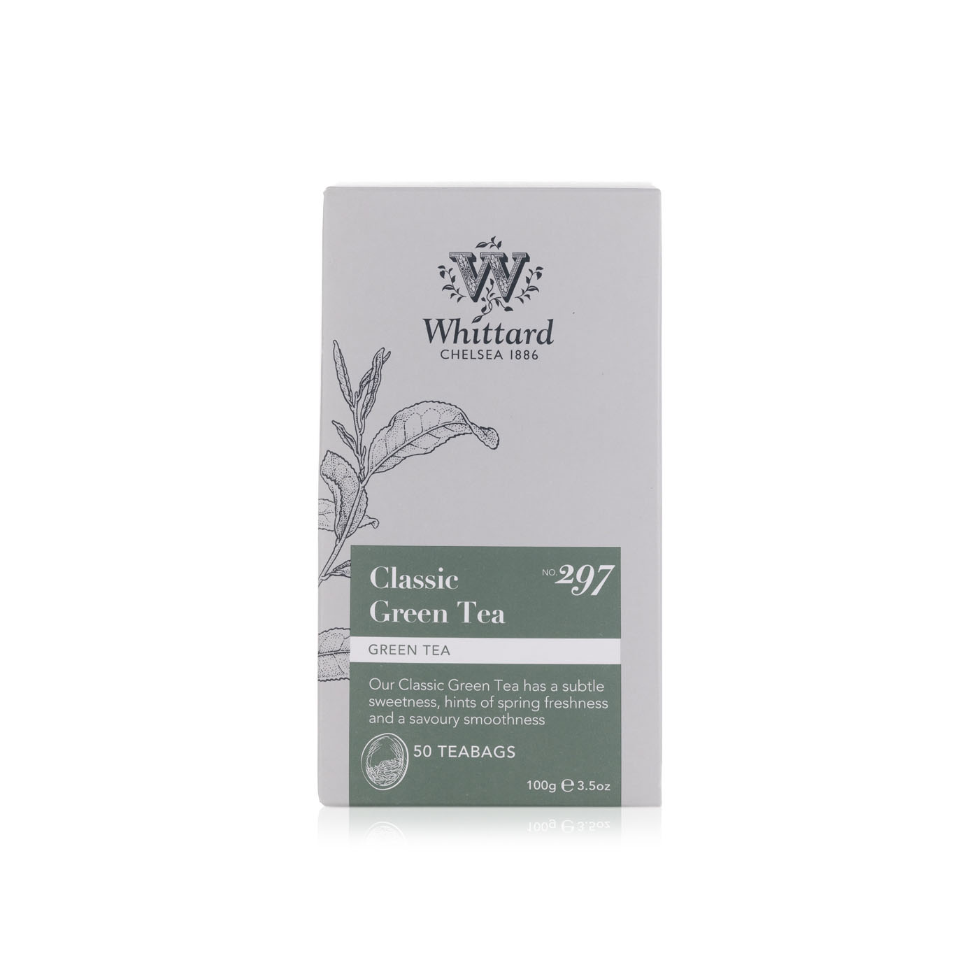 Whittard classic green tea 50 bags 100g - Waitrose UAE & Partners