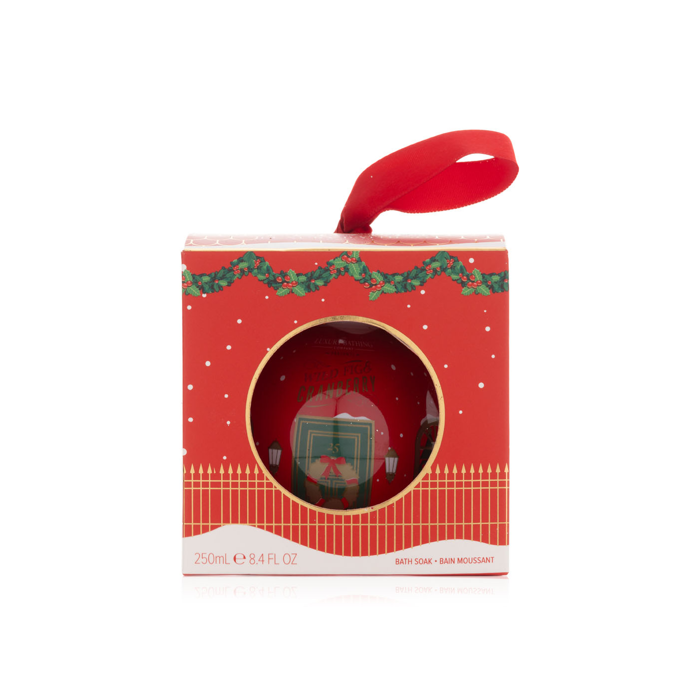 Luxury Bathing Co wild fig and cranberry bath soak bauble 250ml ...