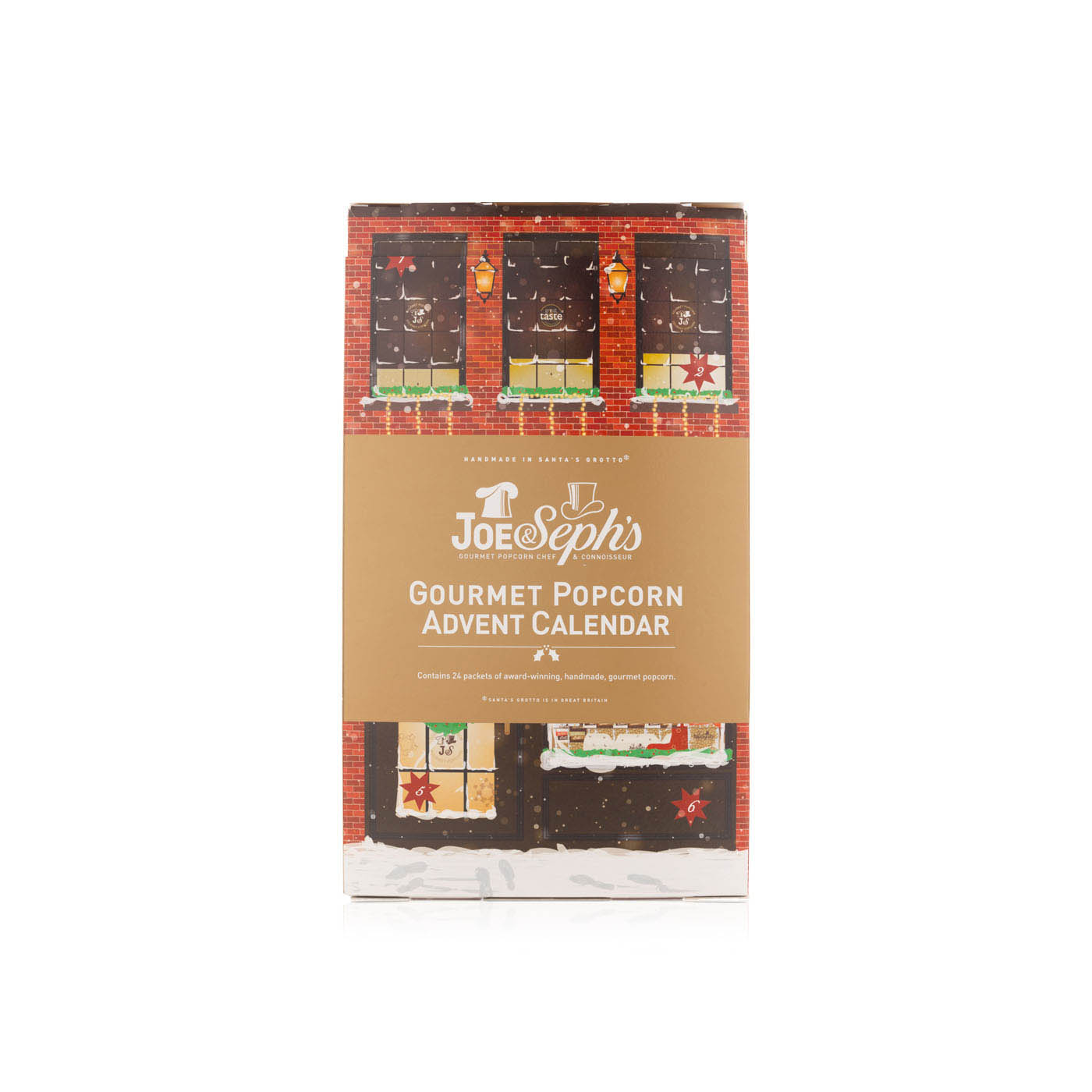 Joe and Seph's gourmet popcorn advent calendar 168g - Waitrose UAE & Partners