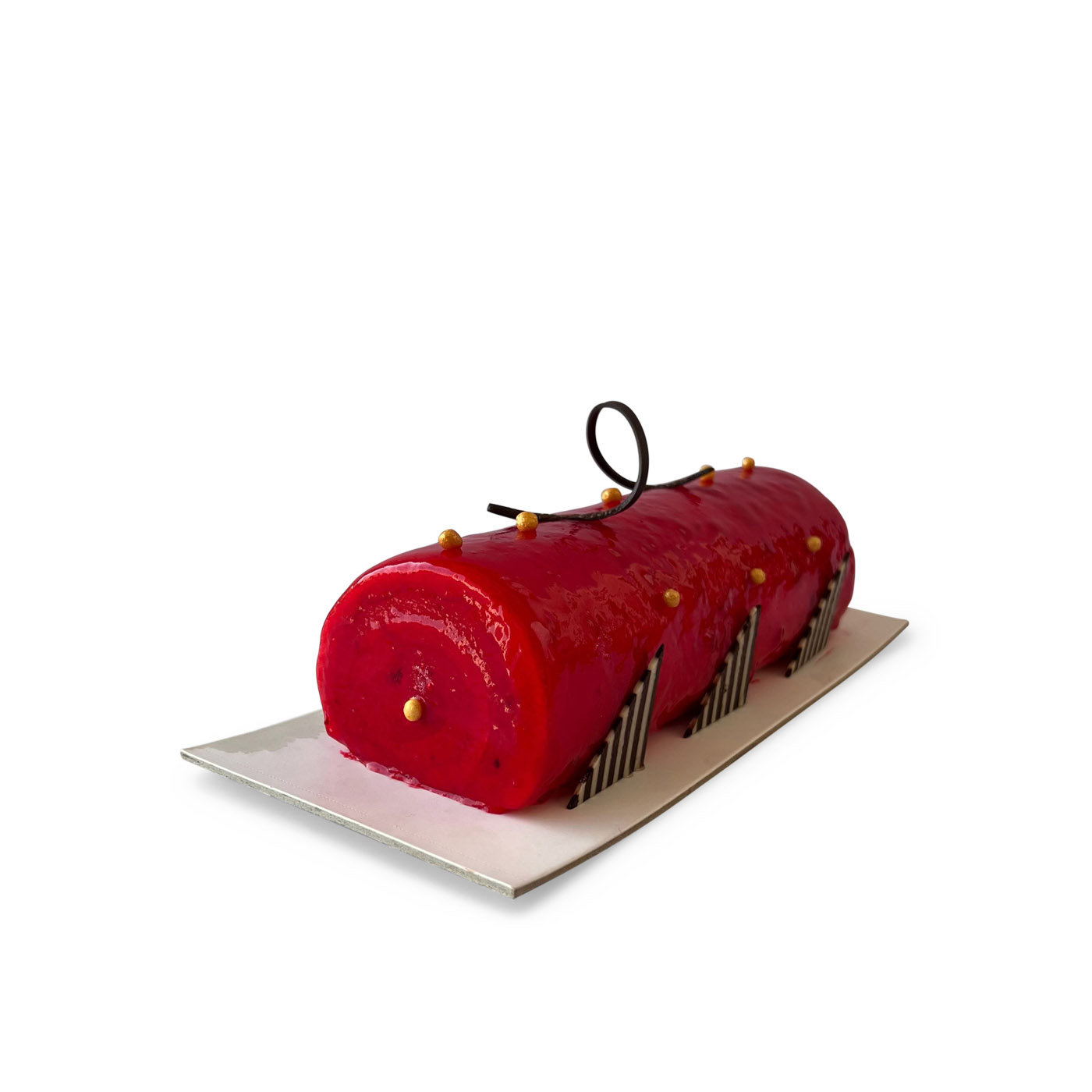 Raspberry Yule Log 500g - Waitrose UAE & Partners