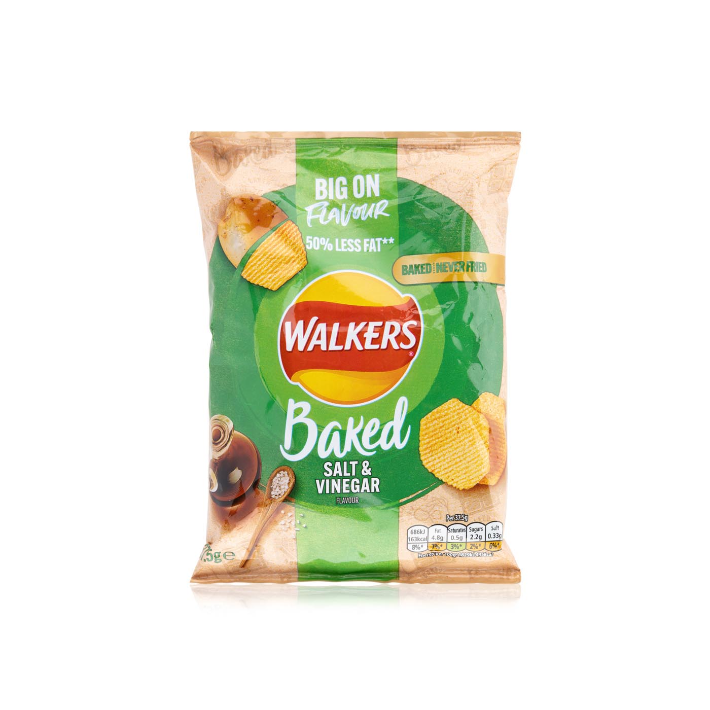 Walkers baked salt and vinegar crisps 37g - Waitrose UAE & Partners